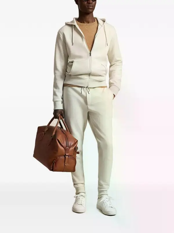 Polo Ralph Lauren Cotton Blend Tracksuit Bottoms - Neutrals