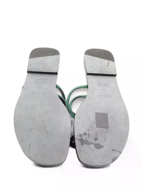 Hermès Georgia Thumb Ring Thong Sandals