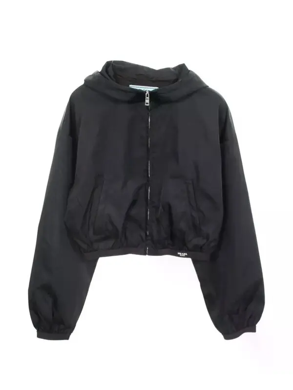 Prada Hooded Zip-up Jacket