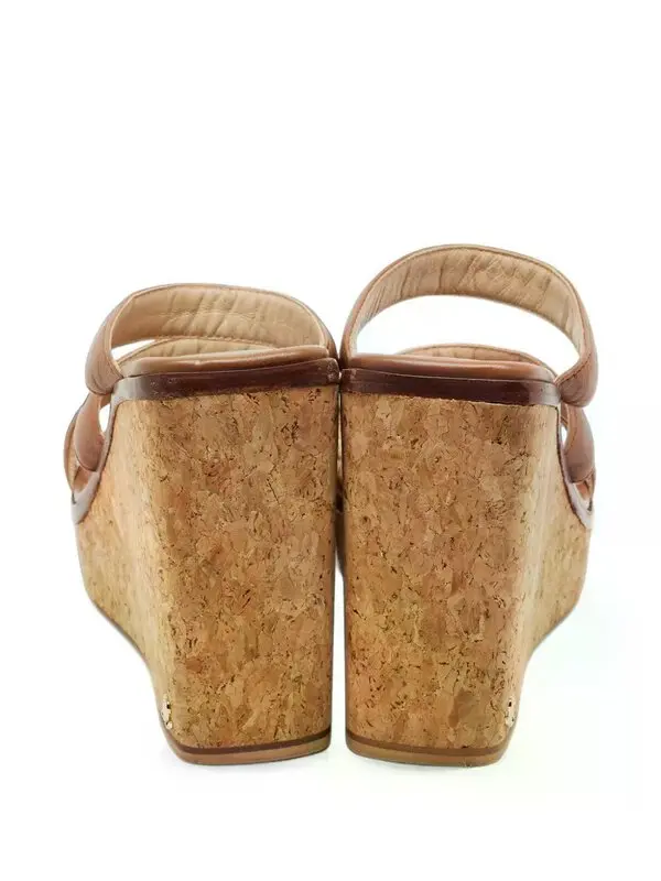 JIMMY CHOO Athena Cork Wedge Sandals