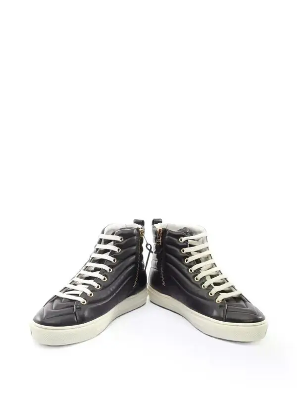 LOUIS VUITTON Quilted Leather High-top Sneakers