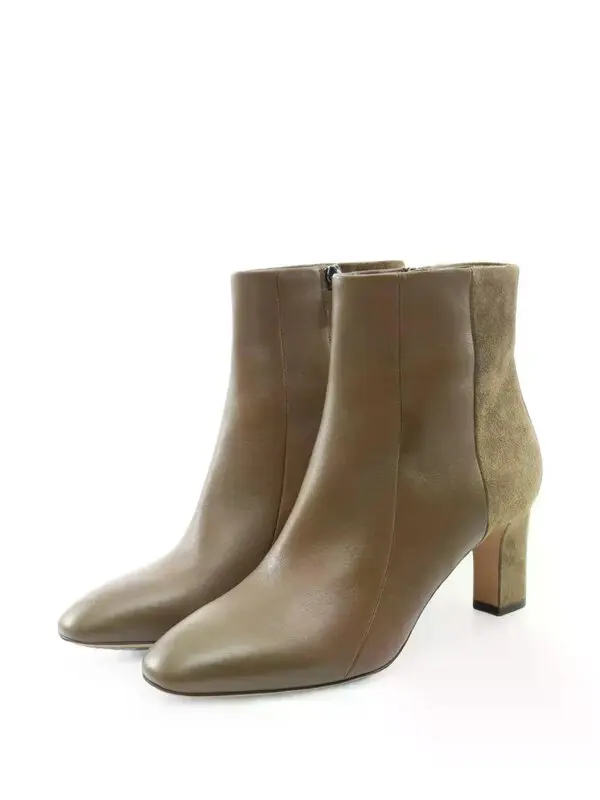 FERRAGAMO Panelled Leather Ankle Boots