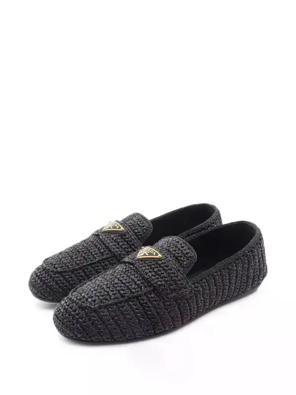 Prada 2010s Crochet Loafers