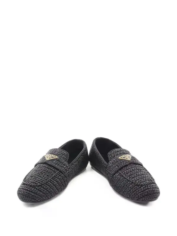 Prada 2010s Crochet Loafers