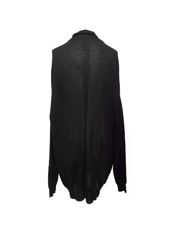 Rick Owens Wool Oversized Roll Neck Sweater