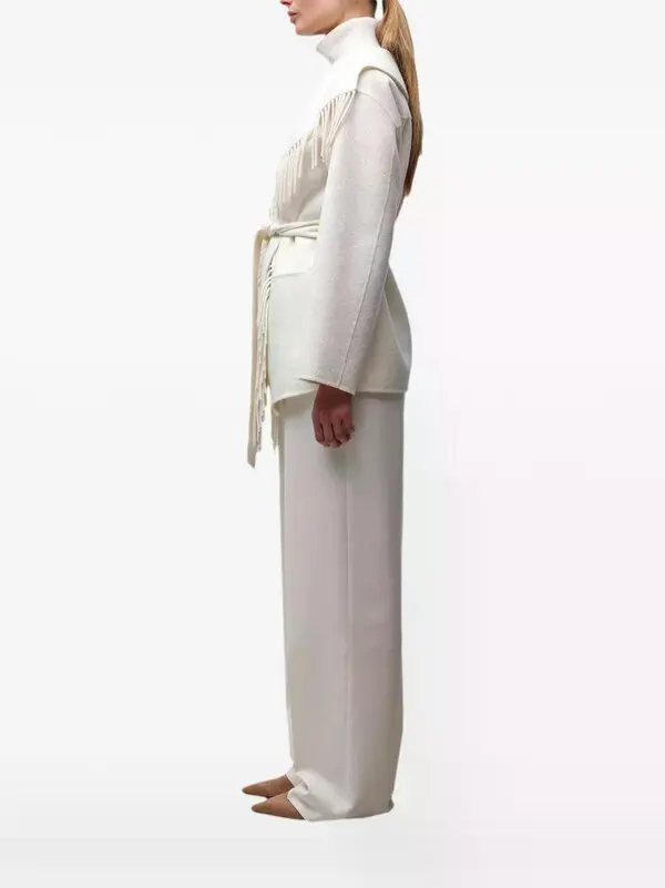 Simkhai Rowen Fringe Jacket - White