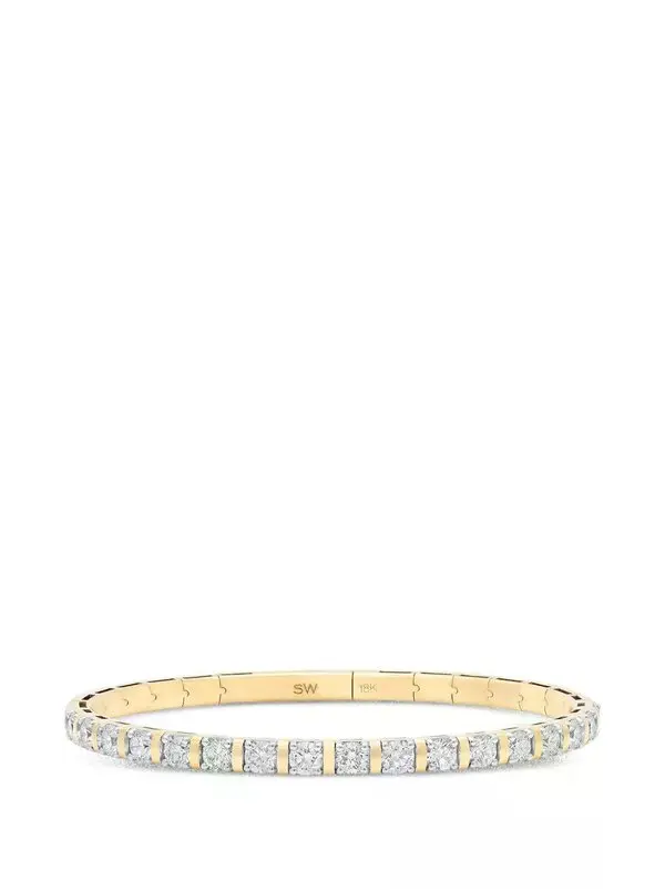 Sara Weinstock Flexigon Diamond Bracelet - Gold