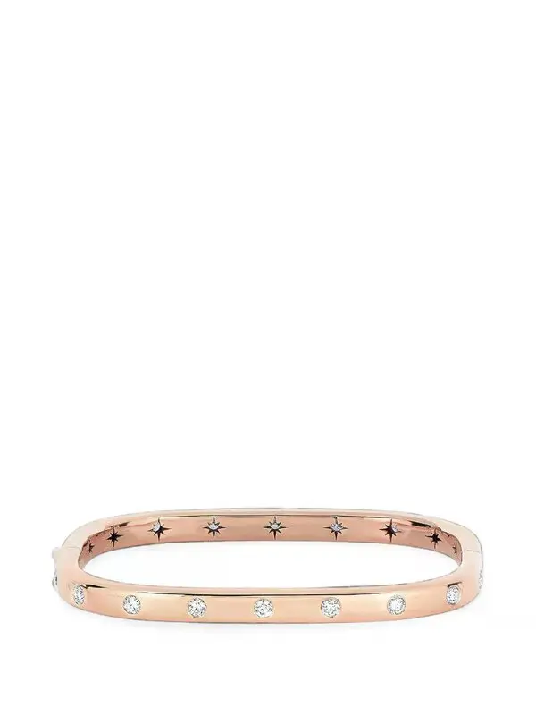 Moritz Glik Diamond Stacking Bangle - Pink
