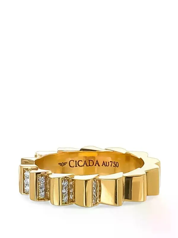 CICADA JEWELRY 18k Yellow Diamond Ring - Gold