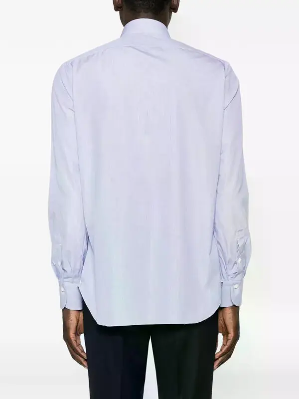 FINAMORE 1925 Striped Long-sleeve Shirt