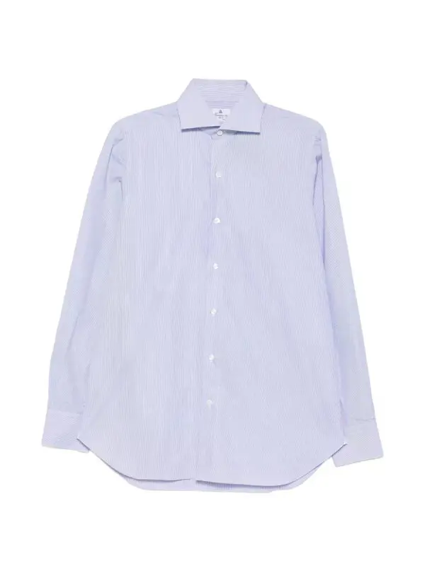 FINAMORE 1925 Striped Long-sleeve Shirt