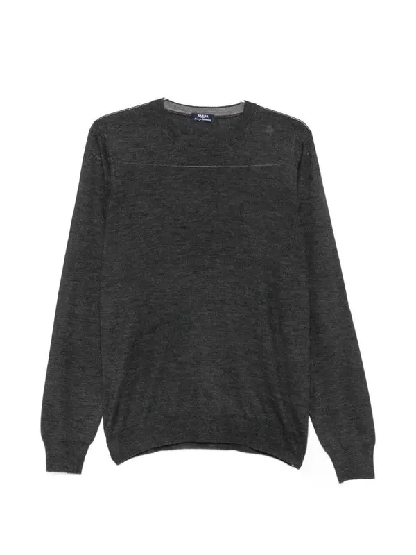 BARBA NAPOLI Crew Neck Long Sleeve Sweater