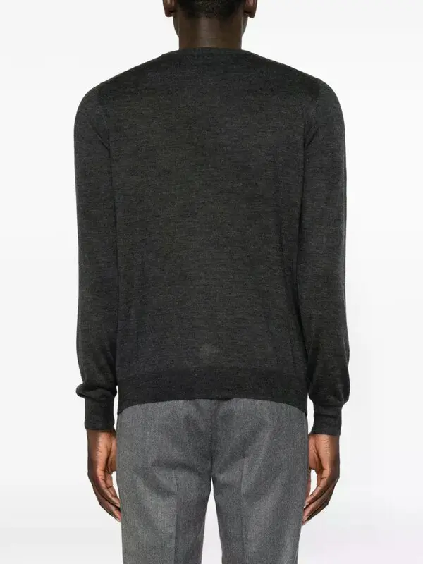 BARBA NAPOLI Crew Neck Long Sleeve Sweater