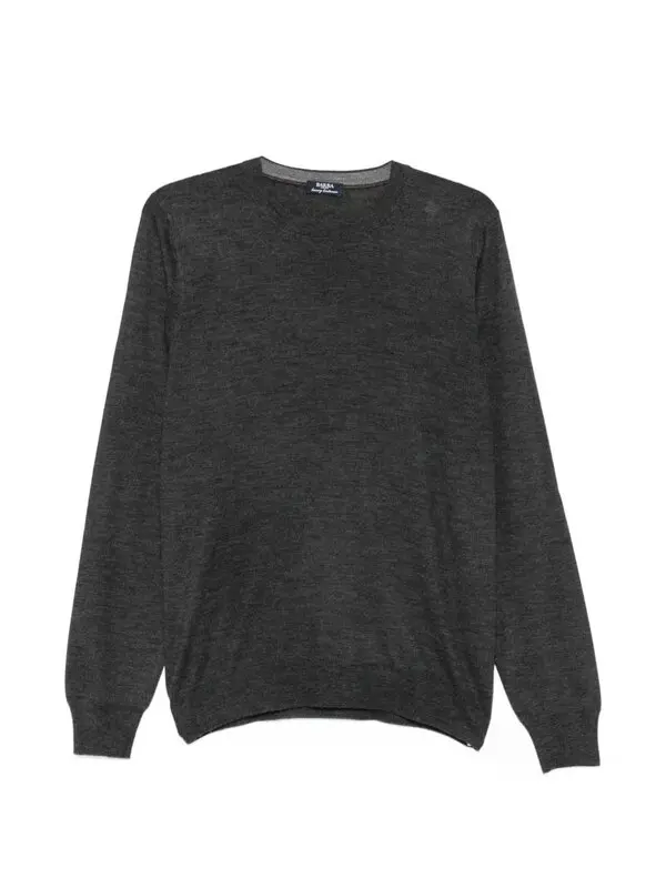 BARBA NAPOLI Crew Neck Long Sleeve Sweater