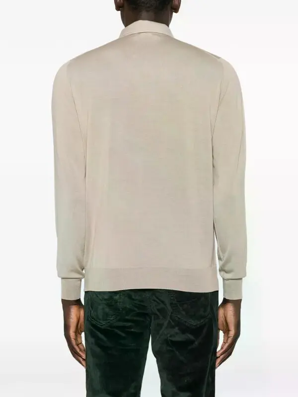 LARDINI Long-sleeve Polo Shirt