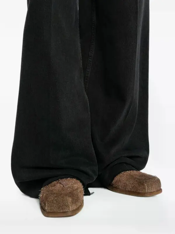 SPINA Pressed Crease Wide-leg Jeans