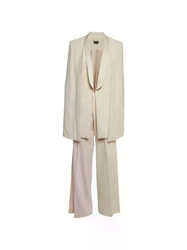 Alice + Olivia Tailored Cape And Wide-leg Trouser Set