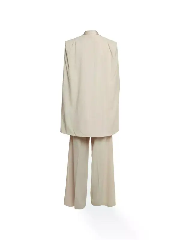 Alice + Olivia Tailored Cape And Wide-leg Trouser Set