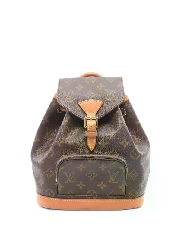 LOUIS VUITTON 1997 Monogram Montsouris Backpack - Brown