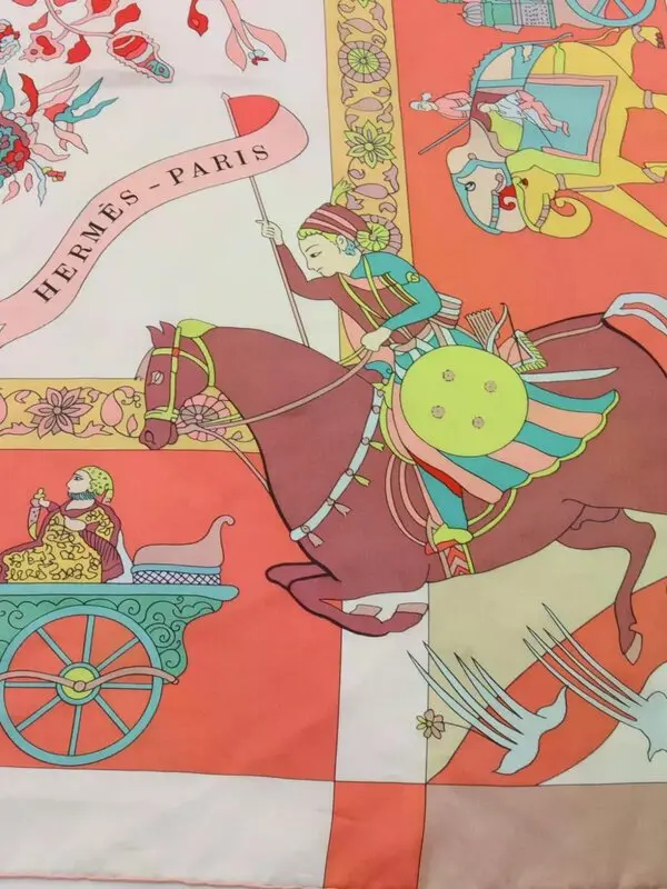 Hermès Fantaisies Indiennes Silk Scarf