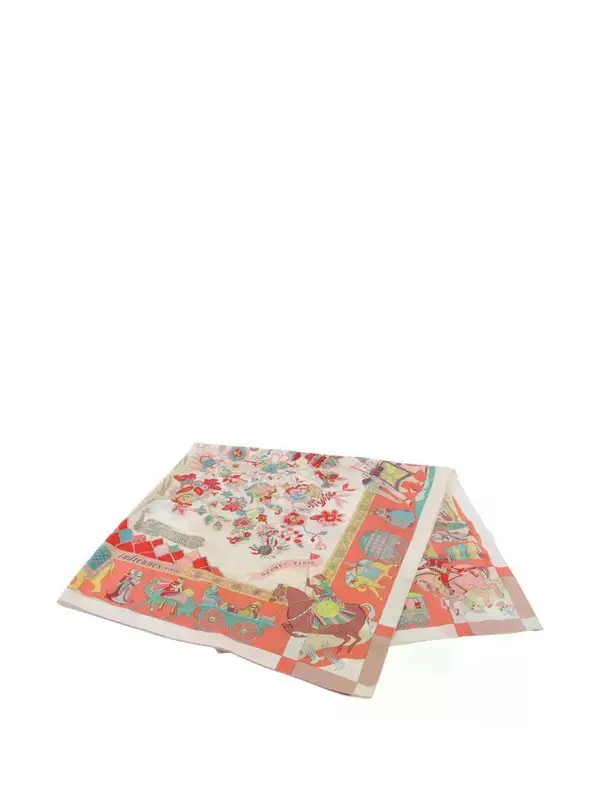 Hermès 2000s Fantaisies Indiennes Scarf - Neutrals