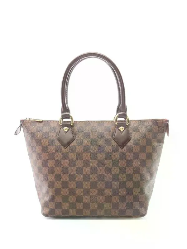 LOUIS VUITTON 2006 Saleya Pm Damier Ebene Tote Bag