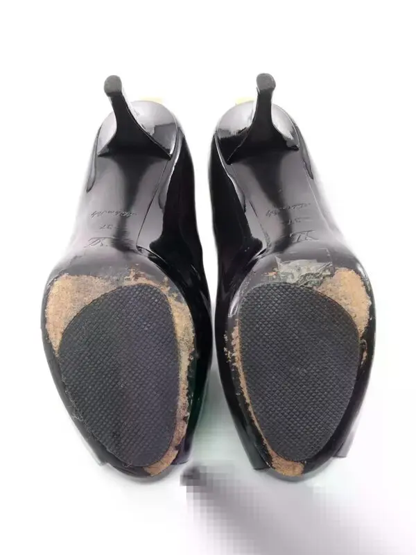 LOUIS VUITTON 2010 Aureary Line Open-toe Pumps
