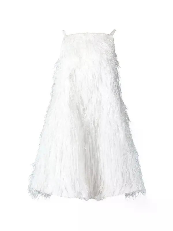 Simkhai Kalla Feather-effect Mini Dress
