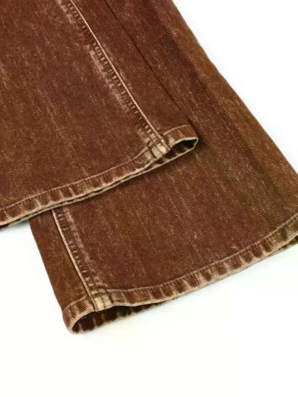 Loewe Velour Button-fly Jeans