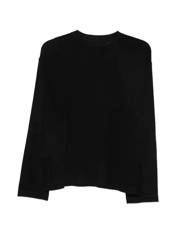 Sofie D'hoore Long Sleeve Knit With Contrast Stitching