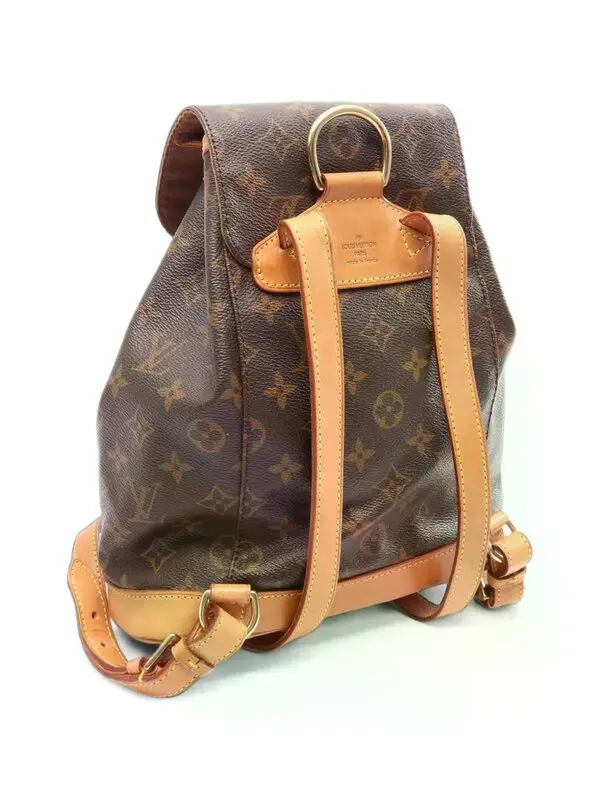 LOUIS VUITTON Montsouris Monogram Canvas Backpack - Brown