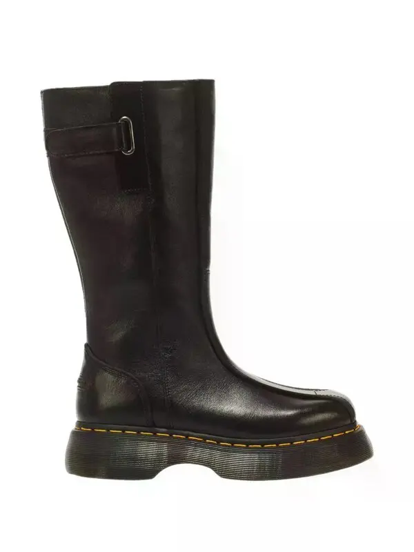 Dr. Martens Buzz Hi High Buckle-detail Leather Boots