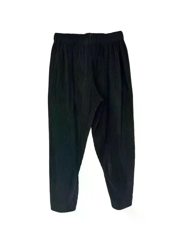 Issey Miyake Homme Plissé Pleated Tapered Trousers
