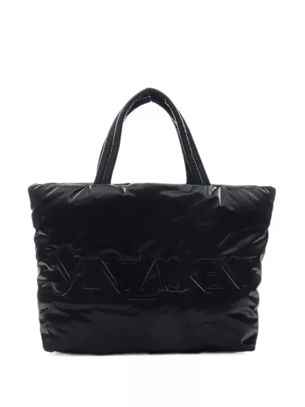 Saint Laurent Padded Logo Tote Bag - Black