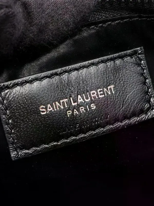 Saint Laurent Padded Logo Tote Bag - Black