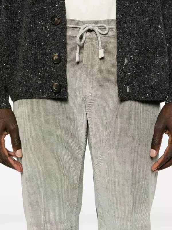 Eleventy Corduroy Drawstring Trousers
