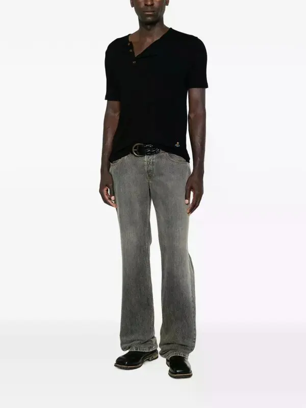VIVIENNE WESTWOOD Orb Asymmetric-neck T-shirt