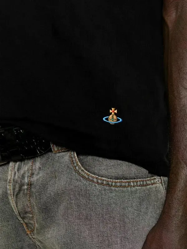 VIVIENNE WESTWOOD Orb Asymmetric-neck T-shirt