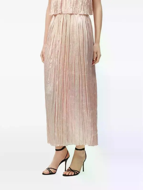 Adam Lippes Aria Plissé Silk Skirt