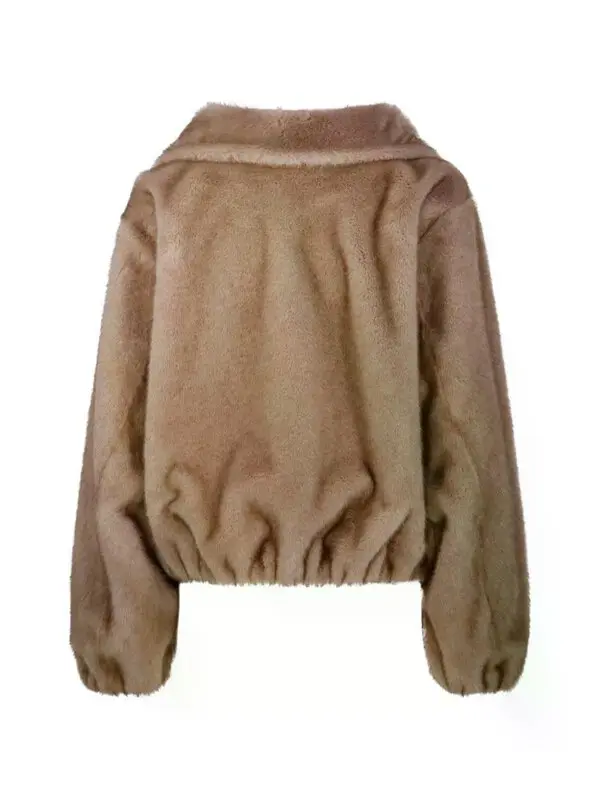 P.a.r.o.s.h Faux Fur Zip-up Jacket