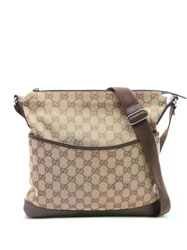 Gucci Gg Canvas Shoulder Bag - Neutrals