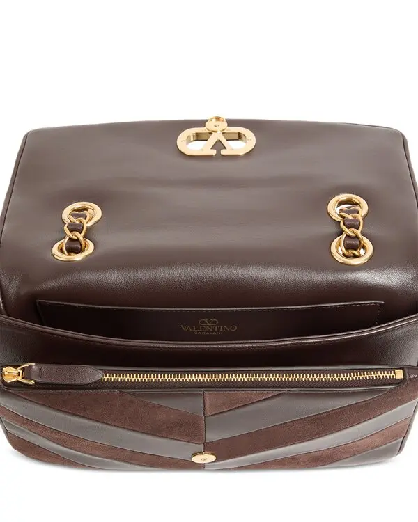 Valentino Garavani Djuna Medium Shoulder Bag - Brown