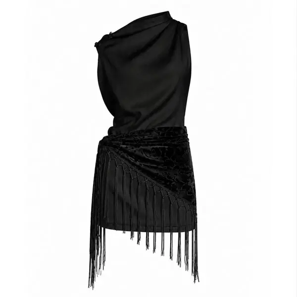 TOHEN Manon Scarf Mini Dress