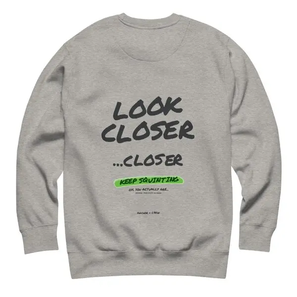 ANCHOR & CREW Organic Cotton Printed Sweatshirt - Grey