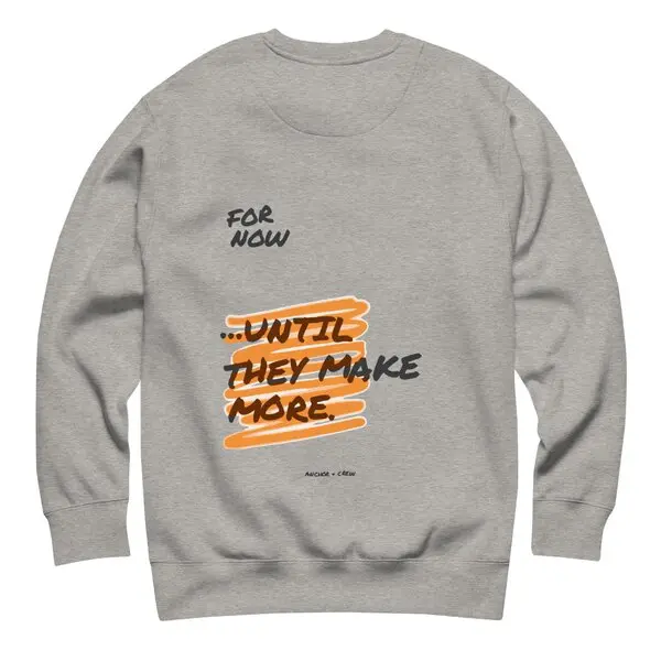 ANCHOR & CREW Limited Edition Organic Cotton Sweatshirt - Grey