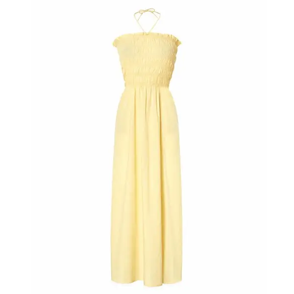 PAR Y ESCALA Strapless Maxi Dress