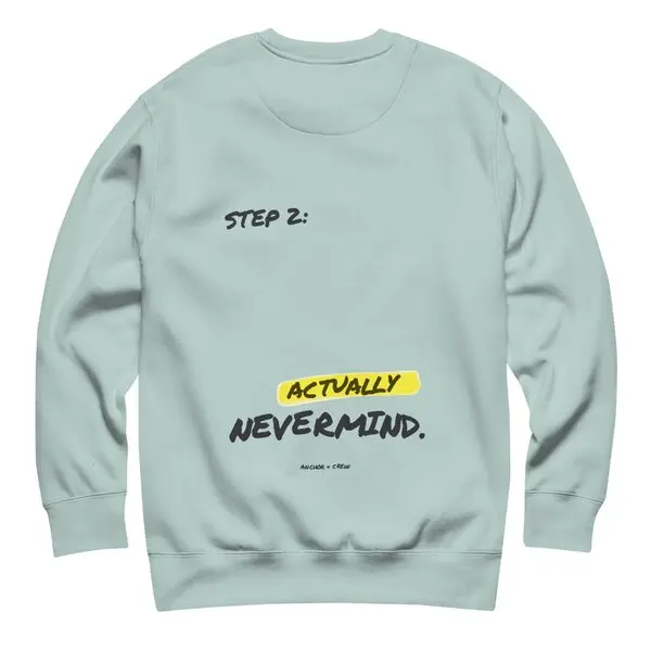 ANCHOR & CREW Organic Cotton Sweatshirt With Graphic Print - Blue