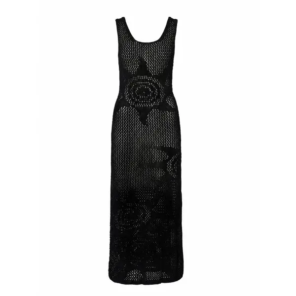 PAR Y ESCALA Solera Knitted Maxi Dress