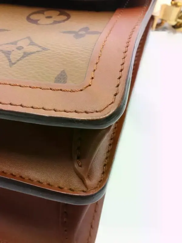 LOUIS VUITTON Dauphine Mm Monogram Reverse Shoulder Bag