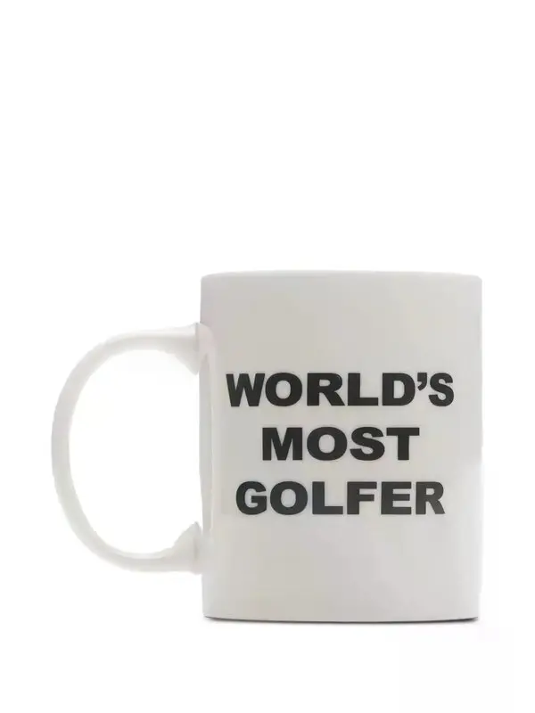 METALWOOD STUDIO Slogan-print Mug - White